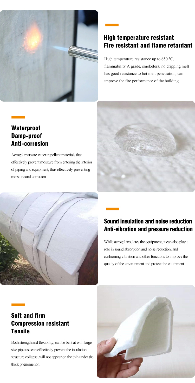 China High Quality Thermal Insulation Aerogel Blanket Felt Building ...